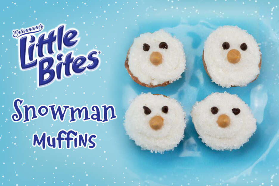 Snowman Muffins | Little Bites® Snacks