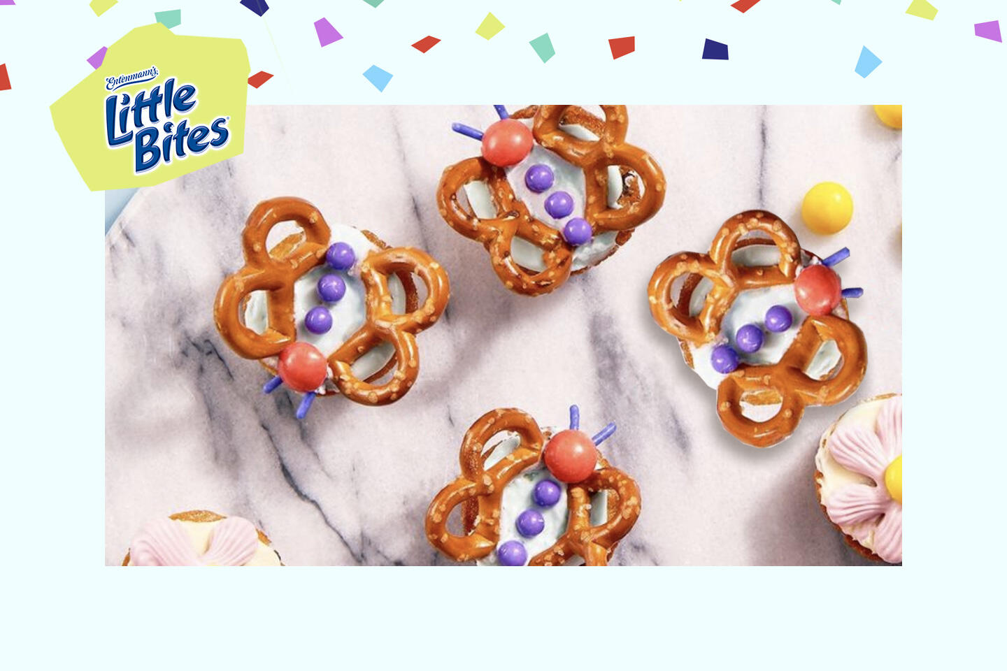 Springtime Mini Cupcakes | Little Bites® Snacks