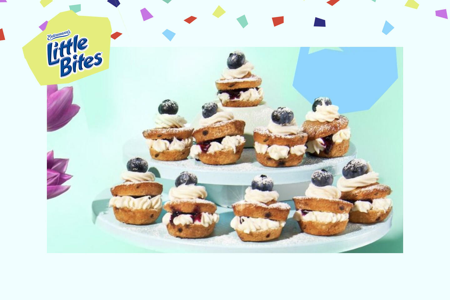 Blueberry Muffin Tea Cakes | Little Bites® Snacks