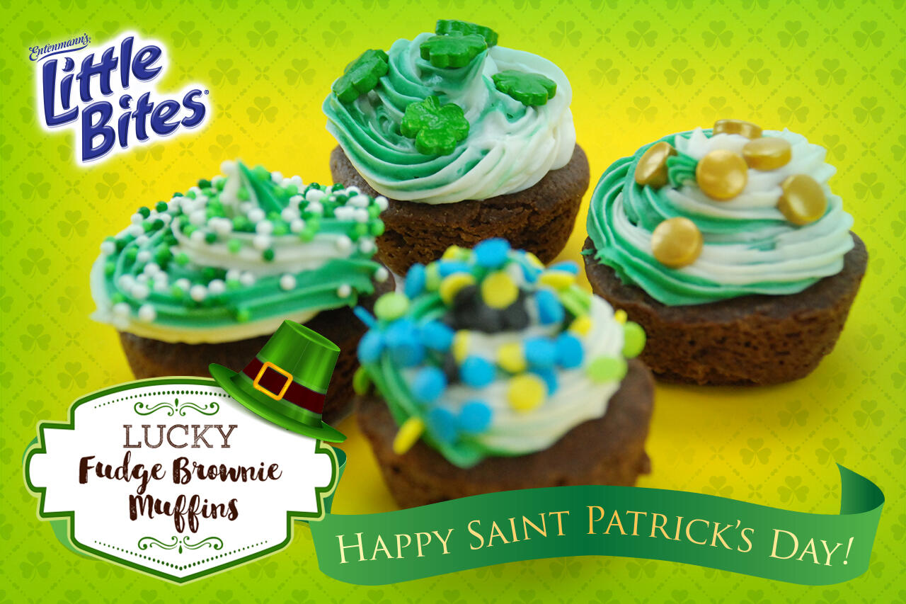Lucky Fudge Brownie Muffins | Little Bites® Snacks
